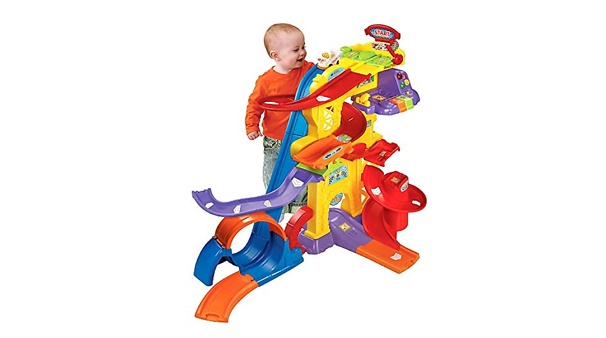 VTech Go! Go! Smart Wheels Race Track Playset - Learn & Play!