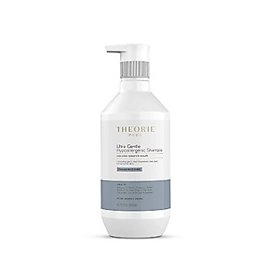 Theorie Pure Ultra Gentle Hypoallergenic Shampoo - Plant-Based & Vegan - Conditions & Soothes Itchy & Allergy Prone Skin - Fragrance-Free - Suited for Sensitive Scalp, Pump Bottle 400mL