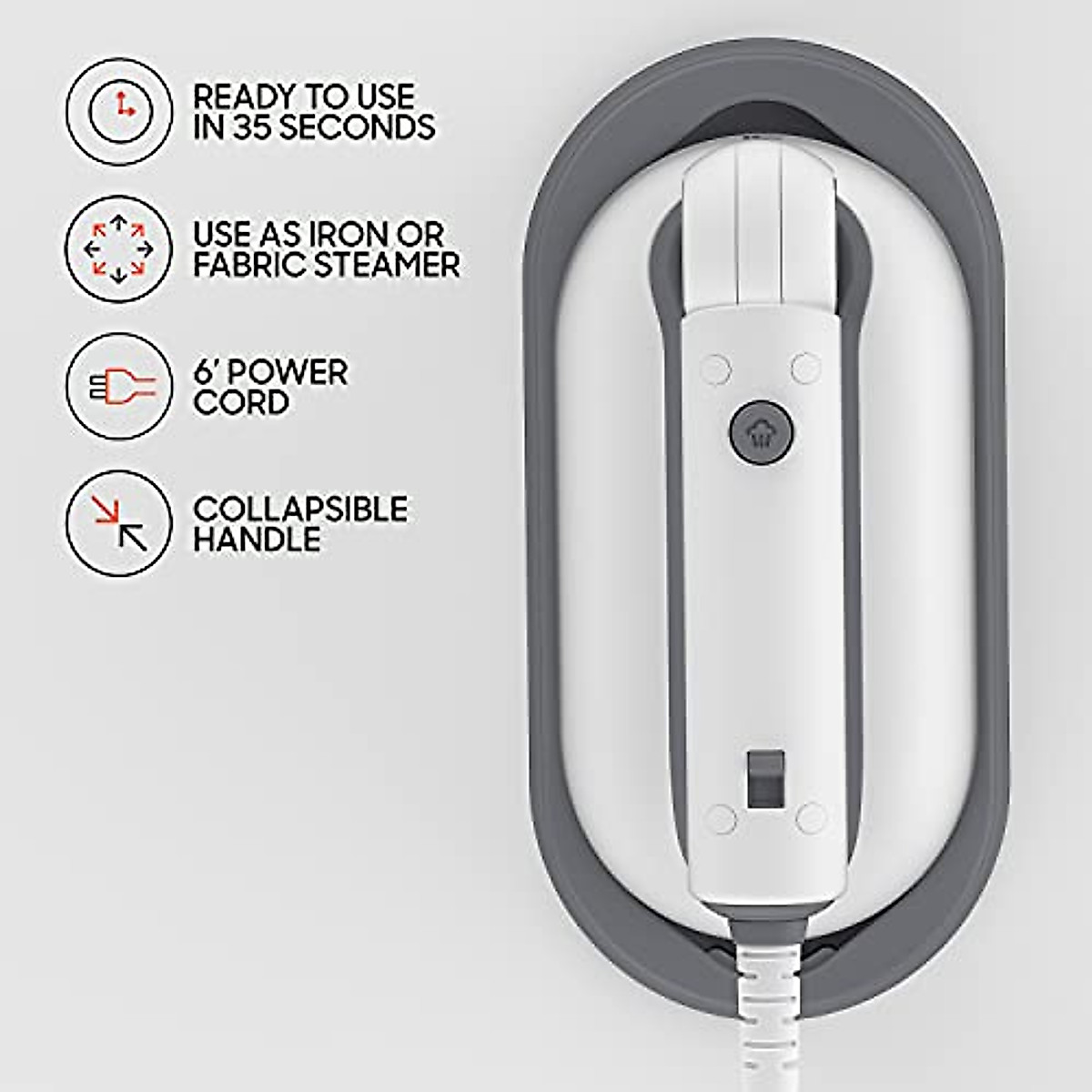 Sharper Image SI-770 Steam Iron and Fabric Steamer