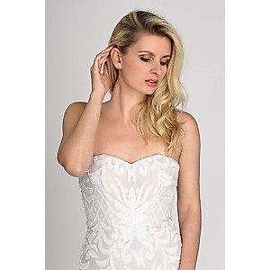 Mariell 9mm Ivory Shell Pearl Clip-On Earrings - Luxurious Freshwater-Look Pearl Button Style Clip Ons