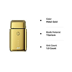 AW Foil Shavers for Men, All-Metal Housing Foil Shaver, Electric Razor for Men, Powerful Electric Shavers for Men, Maquina De Afeitar para Hombre, Shaving Machines for Men, Barber Shaver Foil Razor