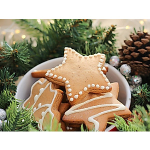 24 Pack Cookie Cutters, RUCKAE Cookie Cutters Set, Biscuit Mould, DIY Baking Cake Craft Pastry Bakeware Decoration