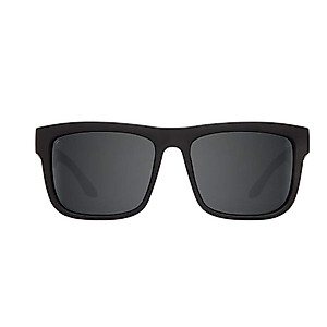 Spy Optic Discord Sunglasses Matte Black Leopard w/Happy Grey Green Silver Flash Lens + Sticker