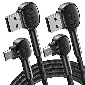 Micro USB Cable, INIU [2 Pack 6.6ft] 3.1A QC 3.0 Fast Charging Micro Android Phone Charger, Braided Micro USB Charge for Samsung Galaxy S7 S6 and Edge Note 6 Sony Tablet Kindle PS4 Android Devices etc