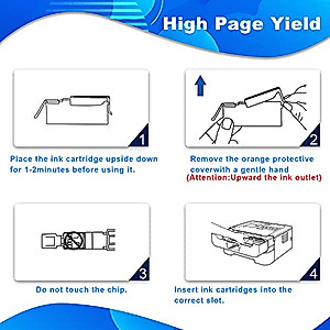 Jagute Compatible 920XL Ink Cartridges Replacement for HP 920XL Ink Cartridge for Hp Officejet 6500 6000 7000 7500 6500A 7500A Printer-4 Pack