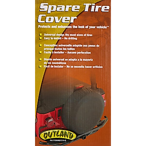 Rugged Ridge 12802.15 Spare Tire Cover, 30-32 Inch, Black Denim