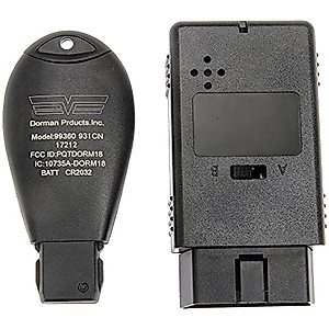 Dorman 99360 Keyless Entry Remote 3 Button Compatible with Select Chrysler / Dodge / Ram Models (OE FIX)