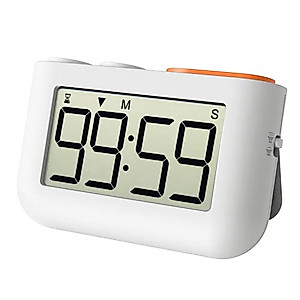 AIMILAR Small Countdown Timer Clock - Digital Kitchen Count Up and Down Timers Magnetic Big Screen for Cooking Kids Time Management
