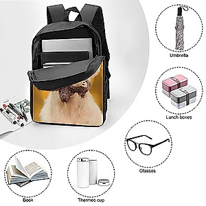 xhrefvo Custom Backpack Personalized Add Your Photo Text Logo Laptop Bag Customized 17In Casual Travel Work Backpack