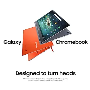 Samsung Galaxy Chromebook Touchscreen Laptop Tablet 360 Convertible| 13.3 4K Display AMOLED| Intel i5-10210U| Wi-Fi6| USB C| Google Chrome| Long Battery Life| Cloth (Red)