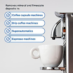 Universal Descaling Solution 2 Pack, (2 x 236ml / 4 Uses Total), Compatible with Breville, L'OR, Sage, Nespresso, Delonghi Single Use Coffee & Espresso Machines, Coffee Machine Descaler