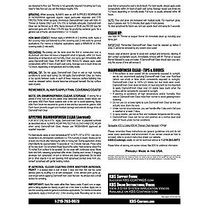 KBS Coatings 8114 Clear High Gloss Diamond Finish Clear Watercolor Aerosol, Covers 35 sq ft, Clear High Gloss, 15 Ounce (Pack of 1)