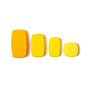Food Huggers Cheese Huggers Set of 4 Reusable Silicone Savers Cheese Paper Alternative | Store Cheddar, Swiss, Colby Jack and More