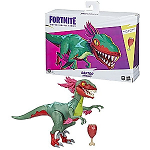 FORTNITE Victory Royale Series Raptor (Orange) Collectible Action Figure with Accessories for 8+ Years, 6-inch