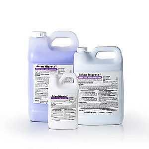 Avian Migrate Goose Deterrent, Bird Repellent Concentrate, Geese Repellent, Non-Toxic, Made in The USA, Removes Geese from Beaches, Yards, Ponds, Parks and Ground (1/2 Gallon)