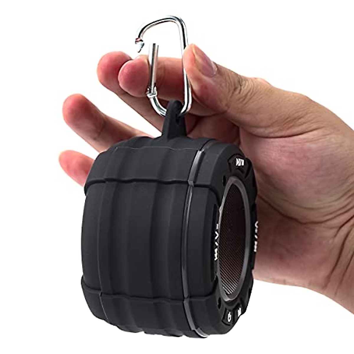 Retekess TR622 Shower Radio Bluetooth Speaker,Waterproof Wireless Bathroom FM with Suction Cup,Light Show, for Shower Beach Swimming