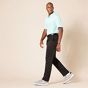 Amazon Essentials Men's Slim-Fit Stretch Golf Pant, Black, 34W x 32L