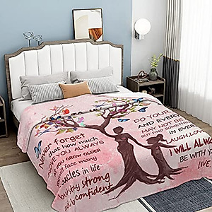 Birthday Gifts for Granddaughter,Granddaughter Birthday Gifts from Grandma,Granddaughter Blanket Gifts for Christmas Birthday Wedding Anniversary Graduation Valentine for My Granddaughter 50"x60"