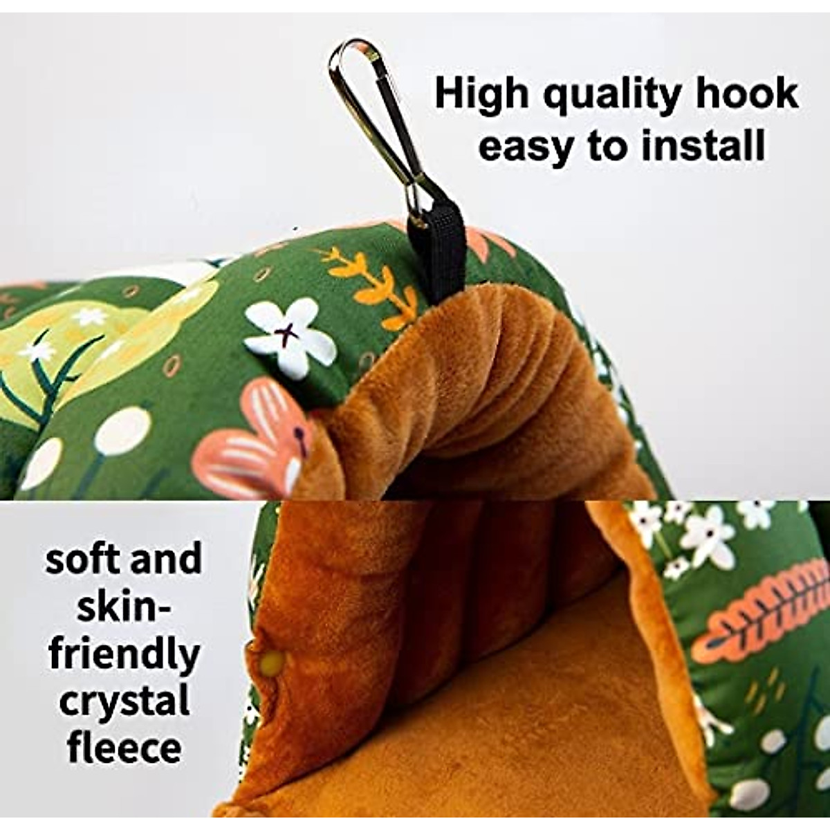 Parrot Warm House Bird Nest Winter Hanging Hammock Birds Sleeping Bed Parrot Hideway Bed Washable for Parrot Parakeet Cockatiels Budgies Lovebird (L,Deep Yellow)