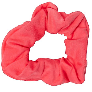 Disney Minnie Mouse Toddler Girls Crossover T-Shirt Bike Shorts and Scrunchie 3 Piece Outfit Floral Coral/White 4T