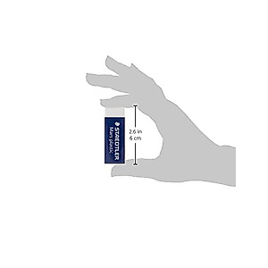 STAEDTLER Mars Plastic, Premium Quality Vinyl Eraser, White, Latex-free, Age-resistant, Minimal Crumbling (526 50 BK) 4 Count (Pack of 1)