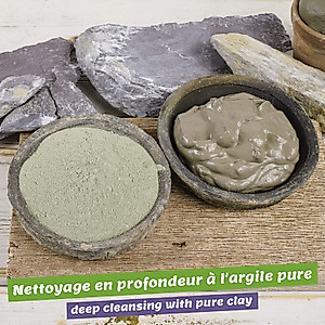 Natura Pur Dead Sea Mud Mask, vegan - Anti-aging care for dry, oily and impure skin - acne & blackheads clay face mask - 8.8 Oz/250g