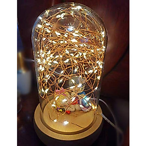 BHCLIGHT 66Ft 200 LED Fairy Lights Plug in, Waterproof String Lights Outdoor 8 Modes Copper Wire Lights Bedroom Decor, Twinkle Lights for Girl's Room Garden Christmas Party Wedding (Warm White)