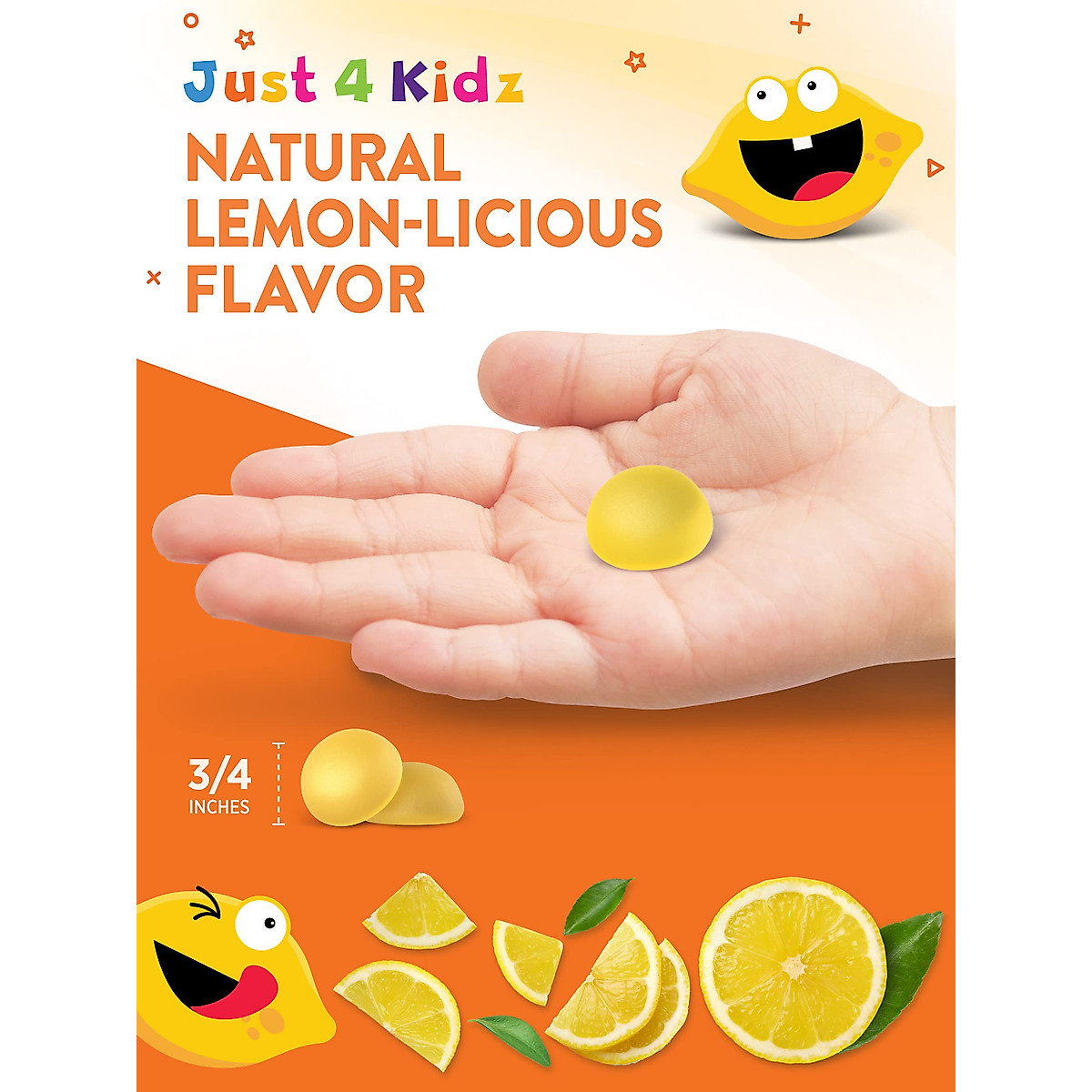 Vitamin C Gummies for Kids | with Zinc | 60 Count | Vegetarian, Non-GMO & Gluten Free | by Natures Truth