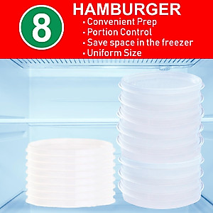 Hamburger Containers Are A Kitchen Essential, A Must-Have For Hamburger Lovers: Organize Your Kitchen Space, Simplify Meal Prep, Optimize Freezer Storage, Enable Portion Control, Preserve Flavor