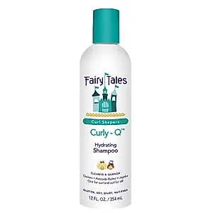 Fairy Tales Curly Q Hydrating Shampoo for Curly and Multi-Cultural Hair - Paraben, Sulfate, Gluten and Nut Free - 12 oz