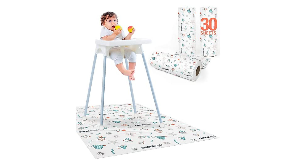 Minimono Baby Splat Mat - 30 Waterproof Disposable Mats