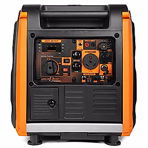 WEN DF450i Super Quiet 4500-Watt Dual RV-Ready Portable Inverter Generator with Fuel Shut-Off