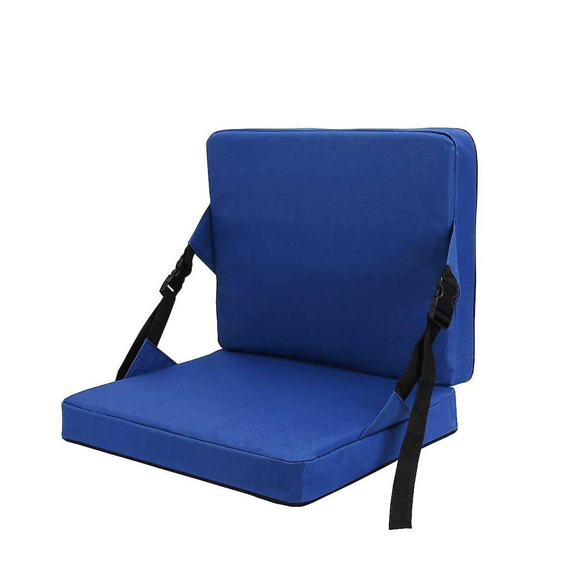 KIMI HOUSE Indoor & Outdoor Folding Chair Cushion, Foldable Portable Stadium Seat,Chair Cushion for Sports Events, Outing, Travelling，Hiking, Fishing