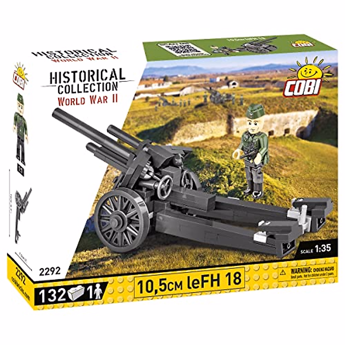 COBI Historical Collection WWII 10.5cm leFH 15