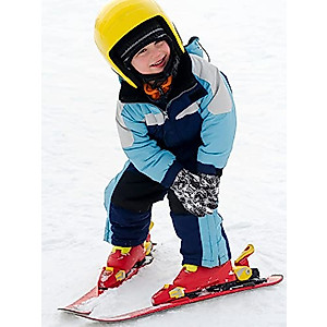 Hicarer 3 Pairs Kids Waterproof Gloves Winter Warm Snow Gloves Boys Girls Ski Gloves Windproof for Cold Weather (Cool Style, 8-11 Years)