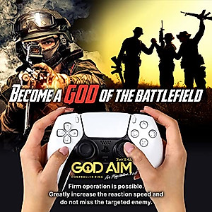 Made in Japan "God Aim Advanced Normal High durability, high wear resistance PS5 Switch Pro Controller For Xbox controllers　 For FPS　 Improved recoil and control performance
