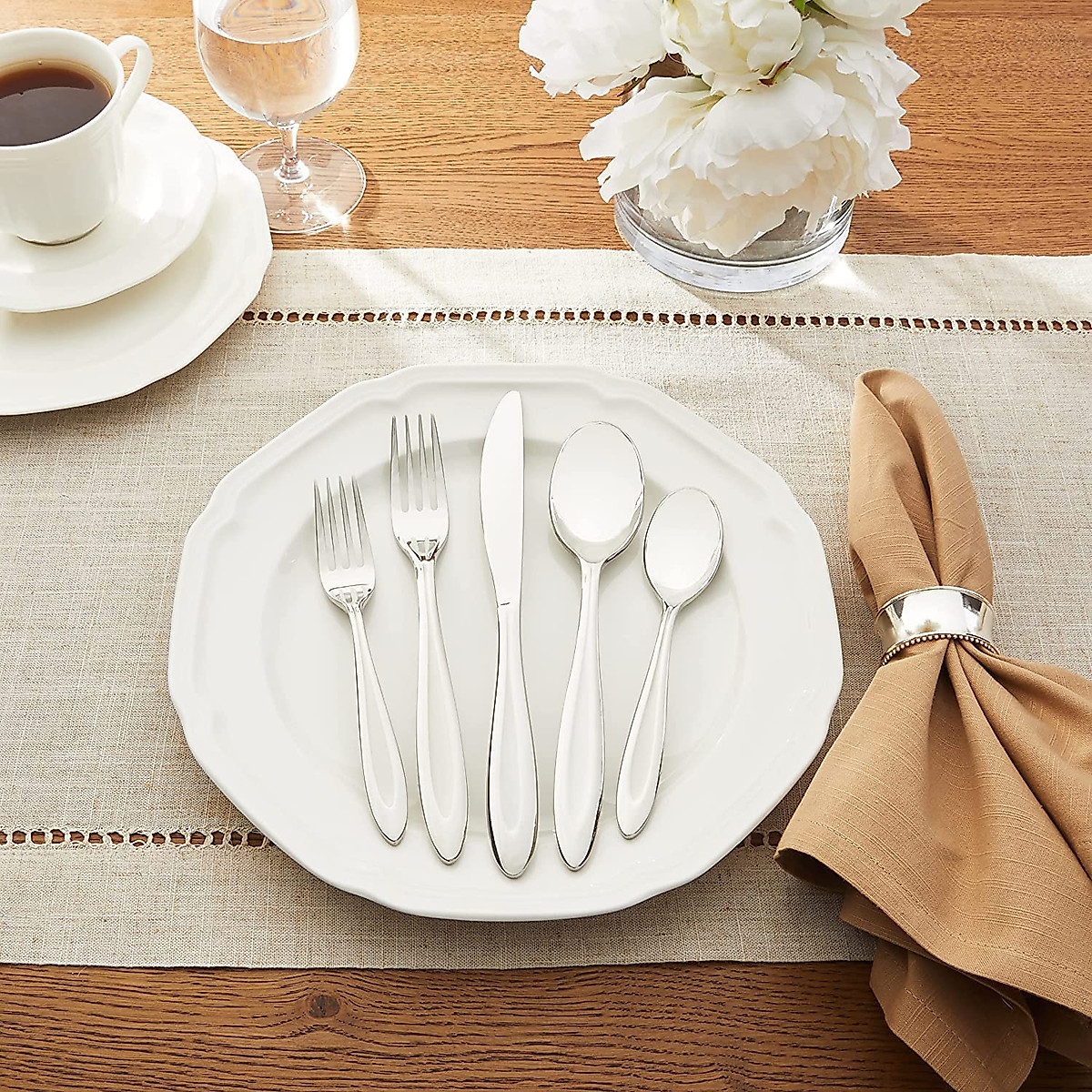 Ginkgo International Fontur 3-Piece Stainless Steel Hostess Serving Set