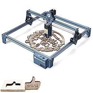 SCULPFUN S9 Laser Engraver, 90W Effect High Precision CNC Laser Cutter and Engraver Machine, Deep Cutting for 15mm Wood, 0.06mm Ultra-Fine Fixed-Focus Compressed Spot
