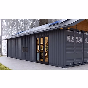 Generic Metal roofed Container House, Customized, HF-20231205