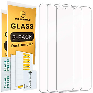 Mr.Shield [3-PACK] Designed For OnePlus 6T / OnePlus 7 [Tempered Glass] Screen Protector with Lifetime Replacement