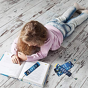 12 Pcs Bookmarks for Children Cat Moon Star Celestial Theme Space Bookmarks with Metal Charms Inspirational Quotes Bookmarker Gift for Kids Boys Girls School Reading (Novelty Style)
