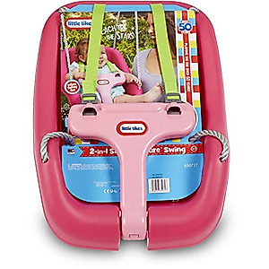 Little Tikes -2-in-1 Snug 'n Secure Swing 4pk-Magenta, 650727M