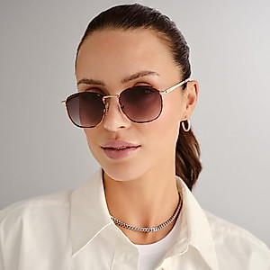 Le Specs Neptune Deux Bright Gold/Tortoise/Khaki Gradient One Size