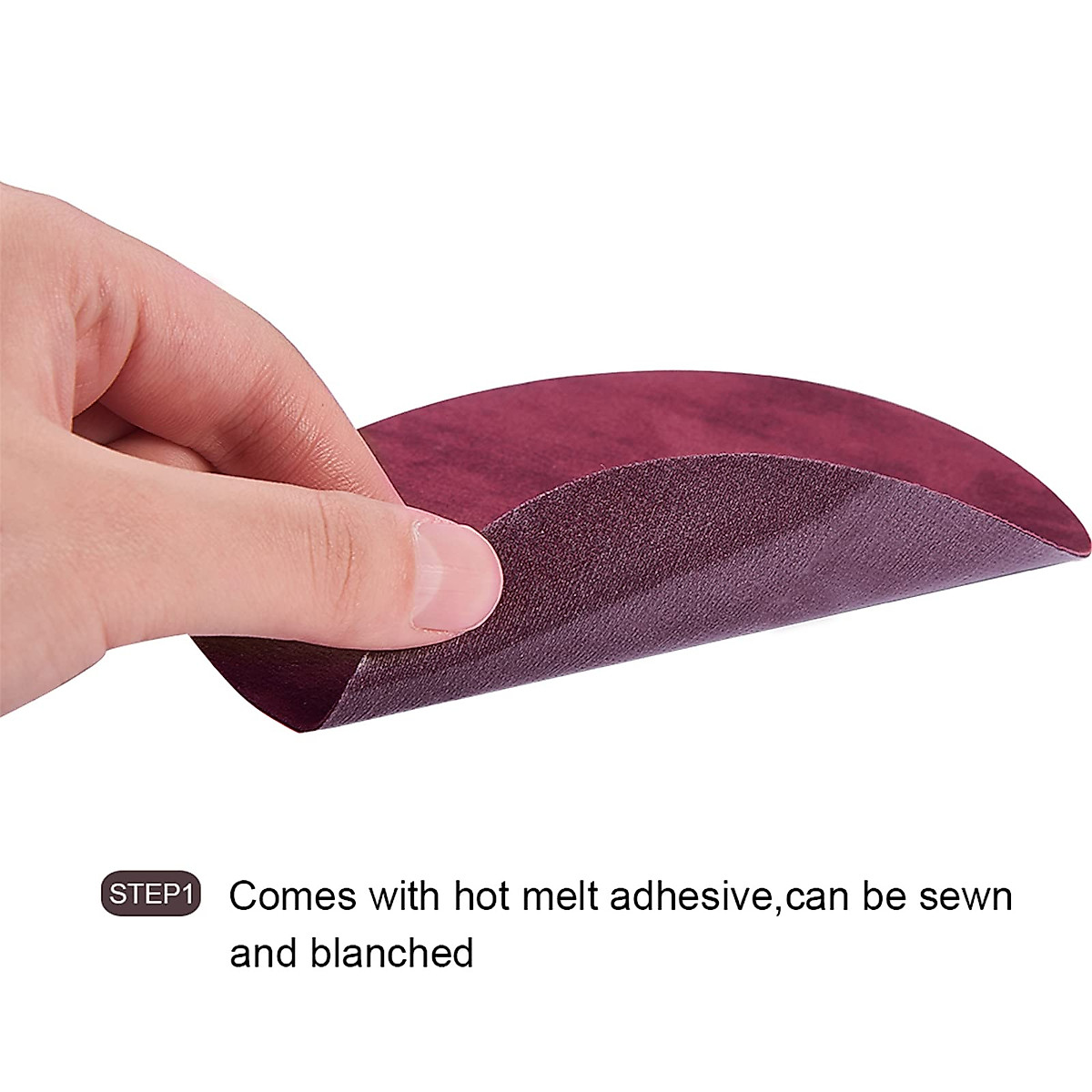 PH PandaHall 14pcs Elbow Patches 7 Colors Iron On Patches Oval Elbow Suede Fabric Appliques Cloth Sew On Knee Patches Repair Patches for Sweatshirt Loose T Shirt Jeans Jacket Tops, 4.3 x 5.5Inch