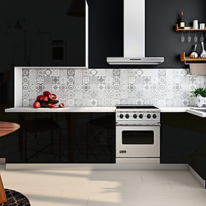 Oxdigi White Contact Paper Decorative for Cabinets Countertops Kitchen Shelves Liner Glossy Glitter Self Adhesive Film Peel and Stick Waterproof Removable Wallpaper