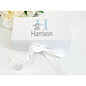 Personalized Baby Gift Boys, Baby Brush & Comb Set, Elephant Baby Gift, Baby Gifts for Newborn Boys.