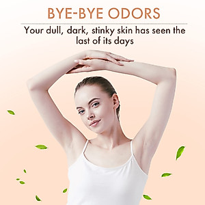 Persimmon Soap Bar for Body Odor Control – Purifying Deodorizing Body Wash with Japanese Persimmon & Green Tea Extract for Eliminating Nonenal Body Odor – Deodorant Soap Great for Skin Brightening