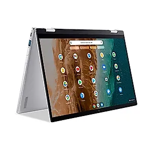 Acer Chromebook Enterprise Spin 514 Convertible Laptop | Intel Core i3-1110G4 | 14" FHD IPS Touch Gorilla Glass | 8GB LPDDR4X | 128GB SSD | Wi-Fi 6 | Backlit Keyboard | Chrome OS | CP514-2H-39R7