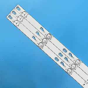 HABITZ TV's LED Backlight Strips Compatible with 40HR330M08A2 Led40d2710b 40FS3750TGAA 40FS3750TSAA LED Tapes Bands TOT_40F3800_3X8_3030C_V1