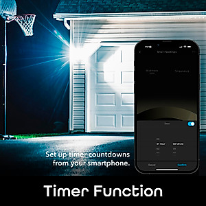 Geeni LUX Smart Floodlight, White – Outdoor 2700K-6500K Dimmable LED Bulb, E26, PAR38, 11W, 1000 Lumens – No Hub Needed - Compatible with Alexa, Google Home, Requires 2.4 GHz WiFi, 2 Pack